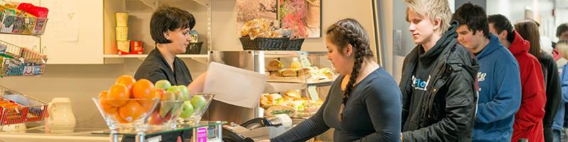 Kantinen på Dalane videregående skole - Dalane videregående skole